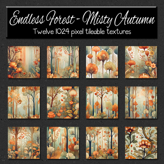 Second Life Marketplace - *Wallflowers* Endless Forest - Misty Autumn